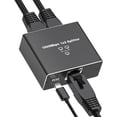 Qoosea Ethernet Splitter 1 to 2 High Speed 1000Mbps, Gigabit Ethernet ...