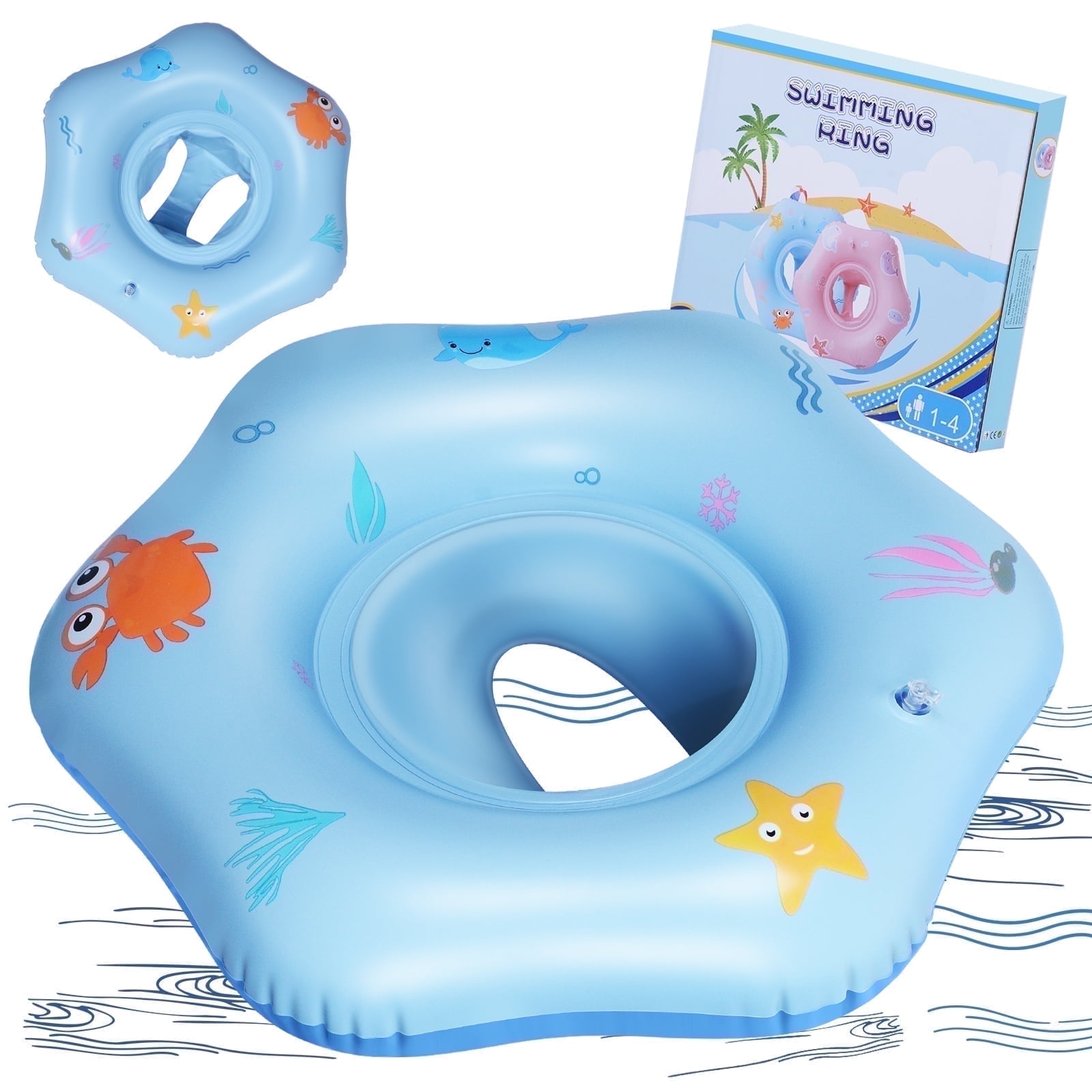 Qoosea Swimming Pool Float, Upgraded Thickened Anti-Leakage Belt ...