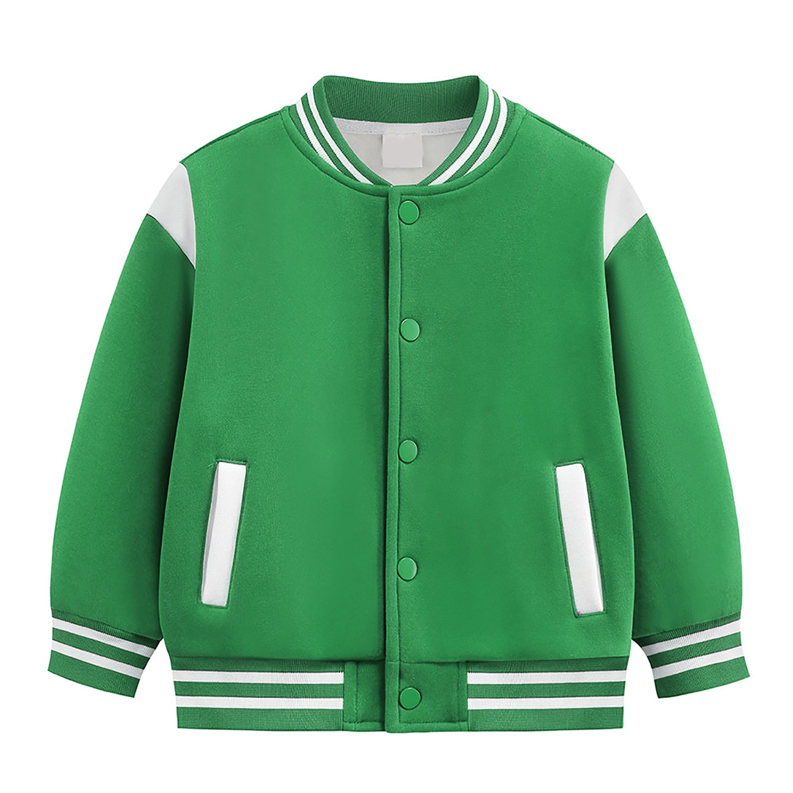 Qopobobo Girls Winter Jacket Big Boys Coat Varsity Jacket Butoon Down ...