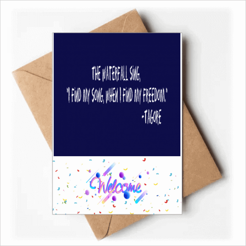 Qoutes Healing Sentences Waterfall Freedom Song Welcome Back Greeting ...