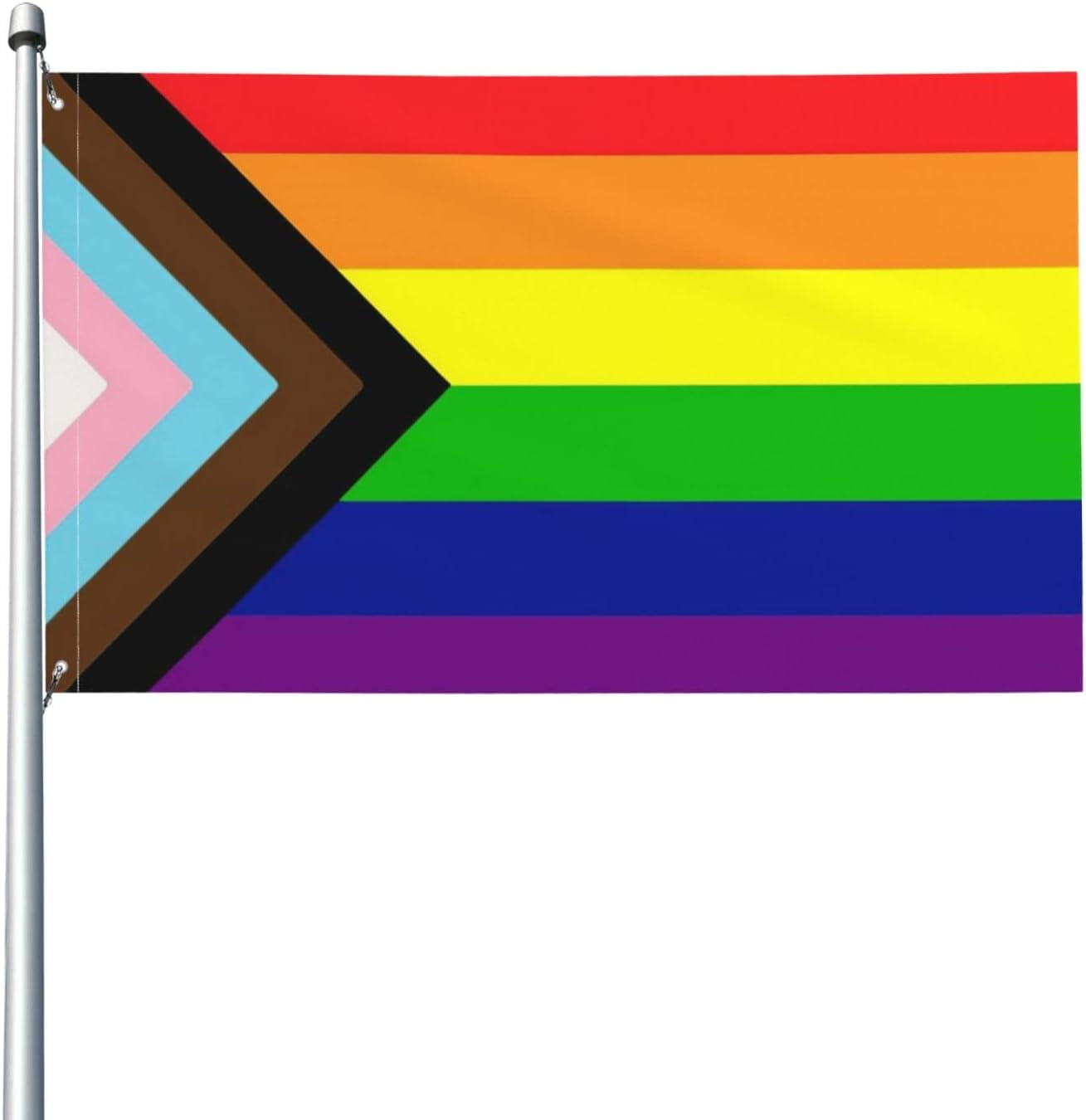 Qpoc Progress Pride Flag Lesbian Gay Bisexual Transgender Lgbt All ...