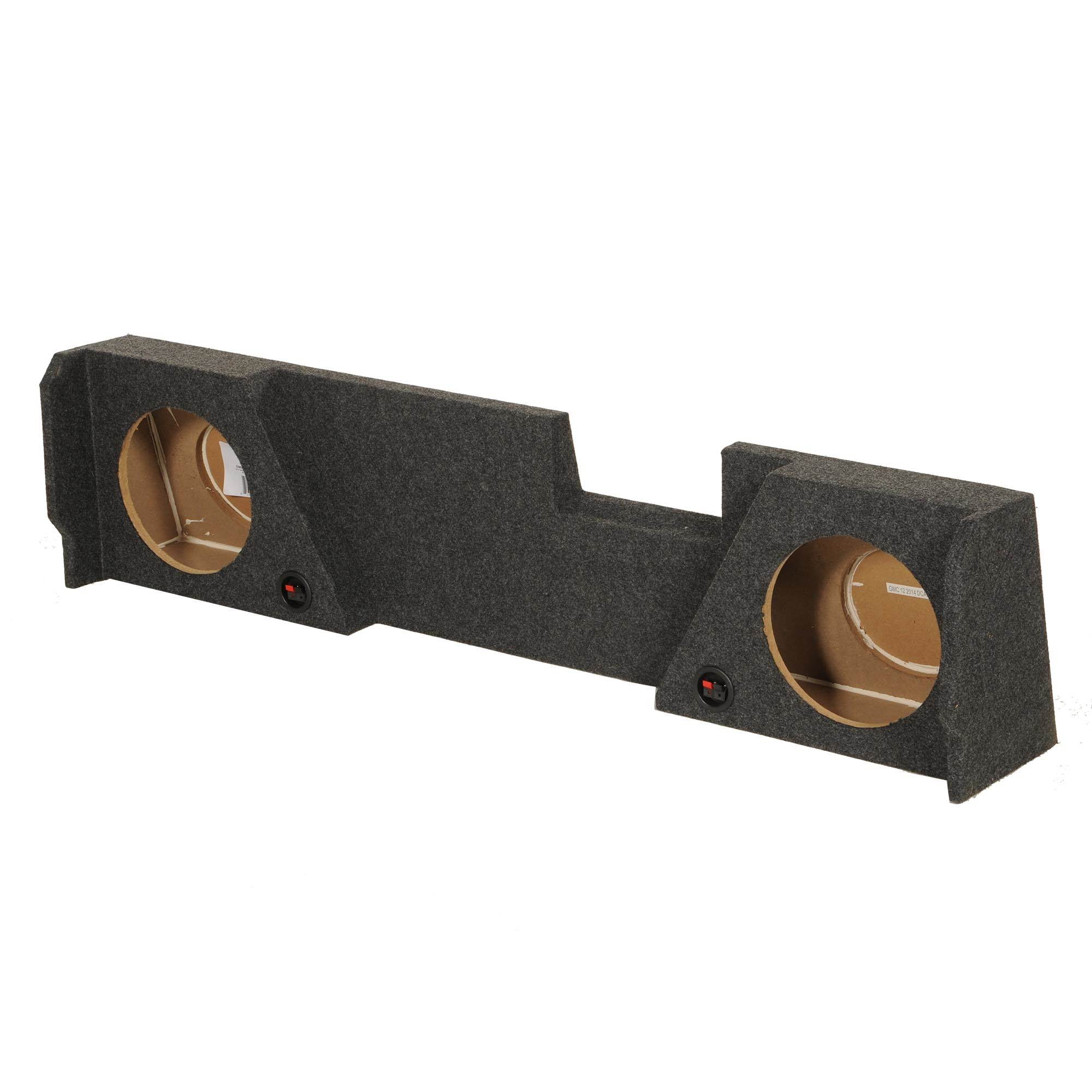 Q Power Dual 10" Subwoofer Box for GMC Chevy 2014-16 Double Cab (Minor ...