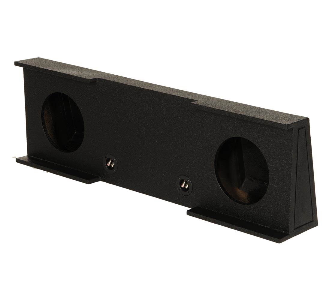 Qpower QBGMC1220074DR Bomb Gmc Dual 12" Woofer Box Under Seat Downfire ...