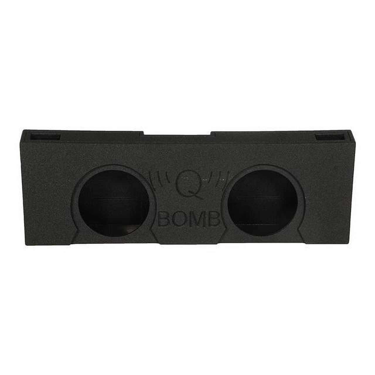 Qpower dual 12" GMC 2007-2013 Crew Cab under seat QBOMB QBGMC07212 ...