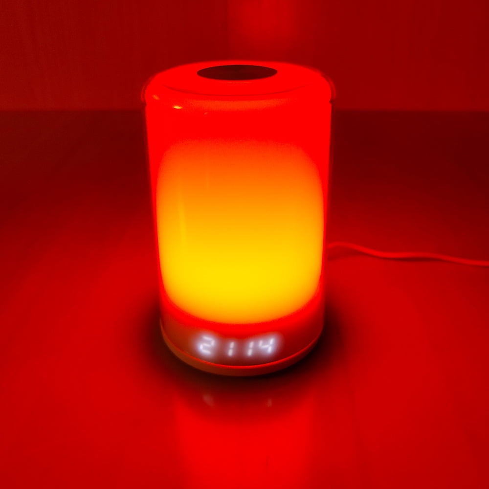Qq1 Sunrise Wake-Up Light Alarm Clock - Colorful Atmosphere Night Light ...