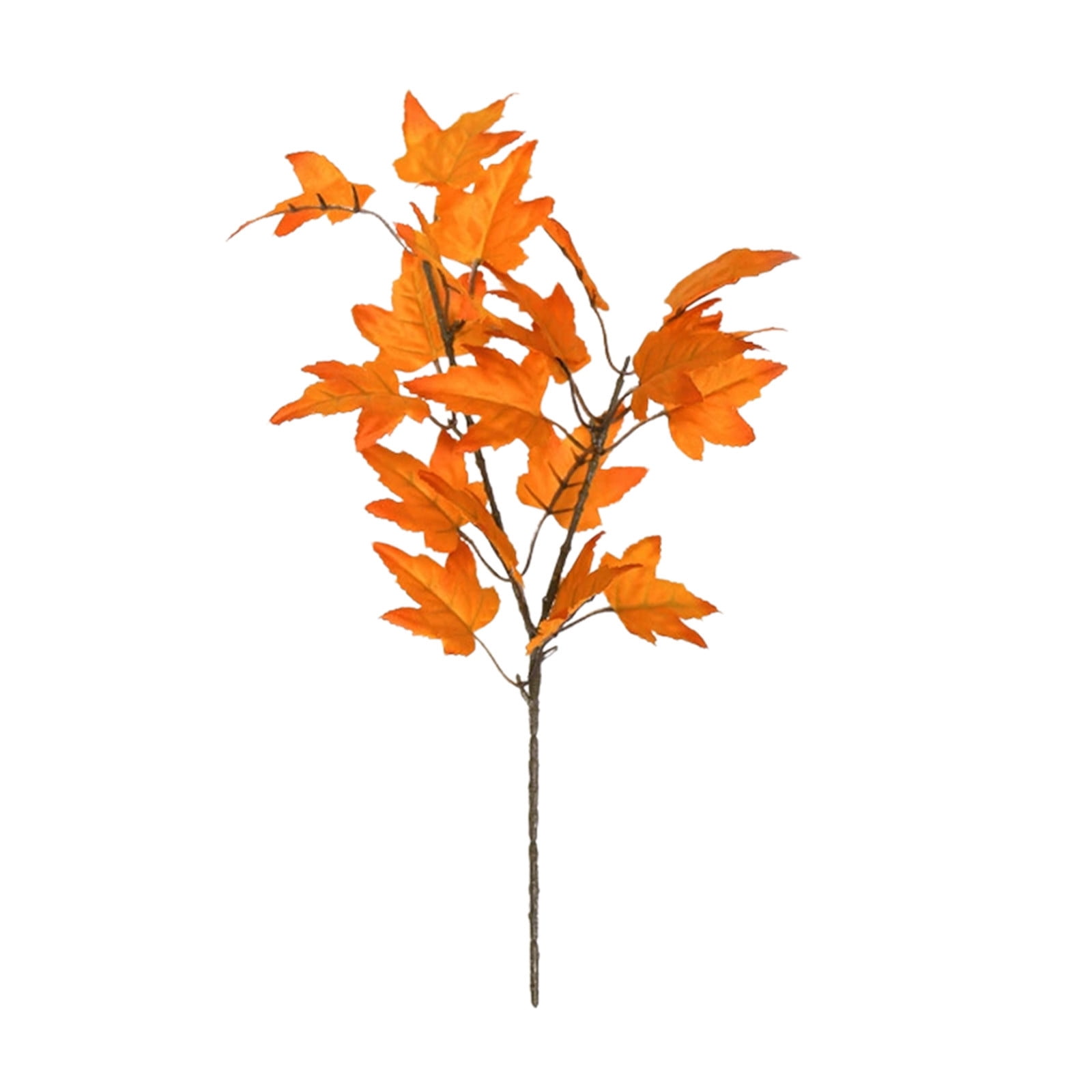 Qqyida Artificial Short Stem Maple Leaf Sprig, Realistic Fall Foliage ...