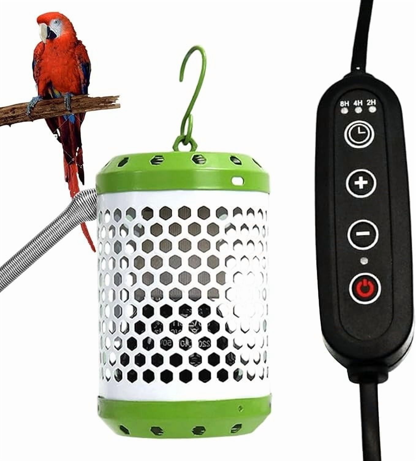 Qqyida Ceramic Infrared Heat Lamp for Birds, Reptile Terrarium Heating ...