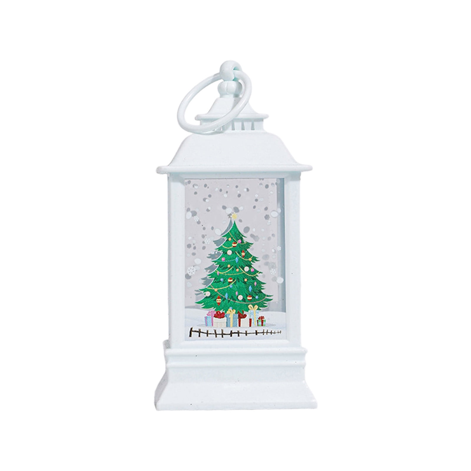 Qqyida Classic White Christmas Four Corner Lantern with Customizable ...