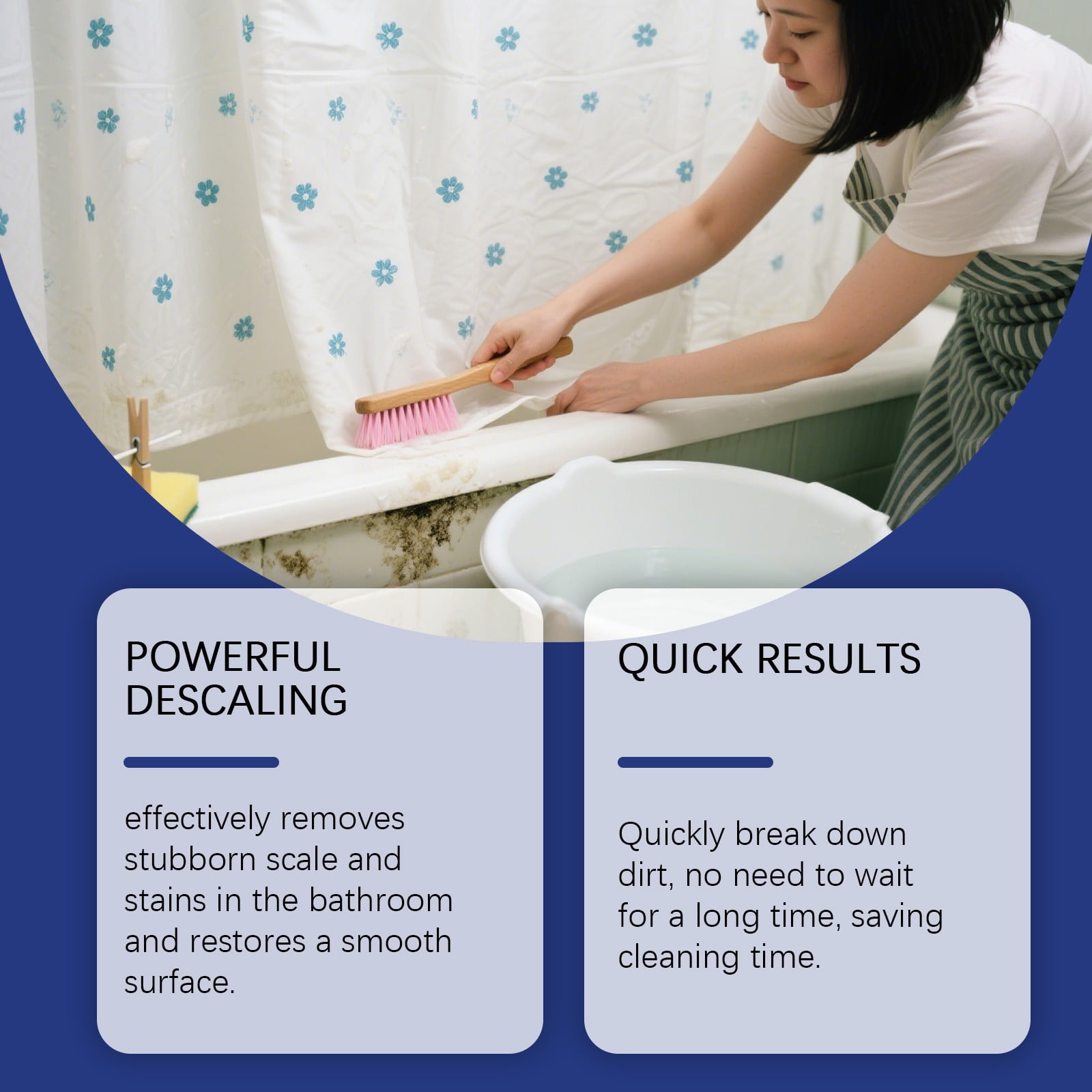 Qqyida Powerful Bathroom Cleaner Liquid, Glass Descaler Solution, 60ml ...