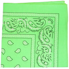Solid Color 100% Cotton Bandanas - Black Cloth Bandana - Walmart.com