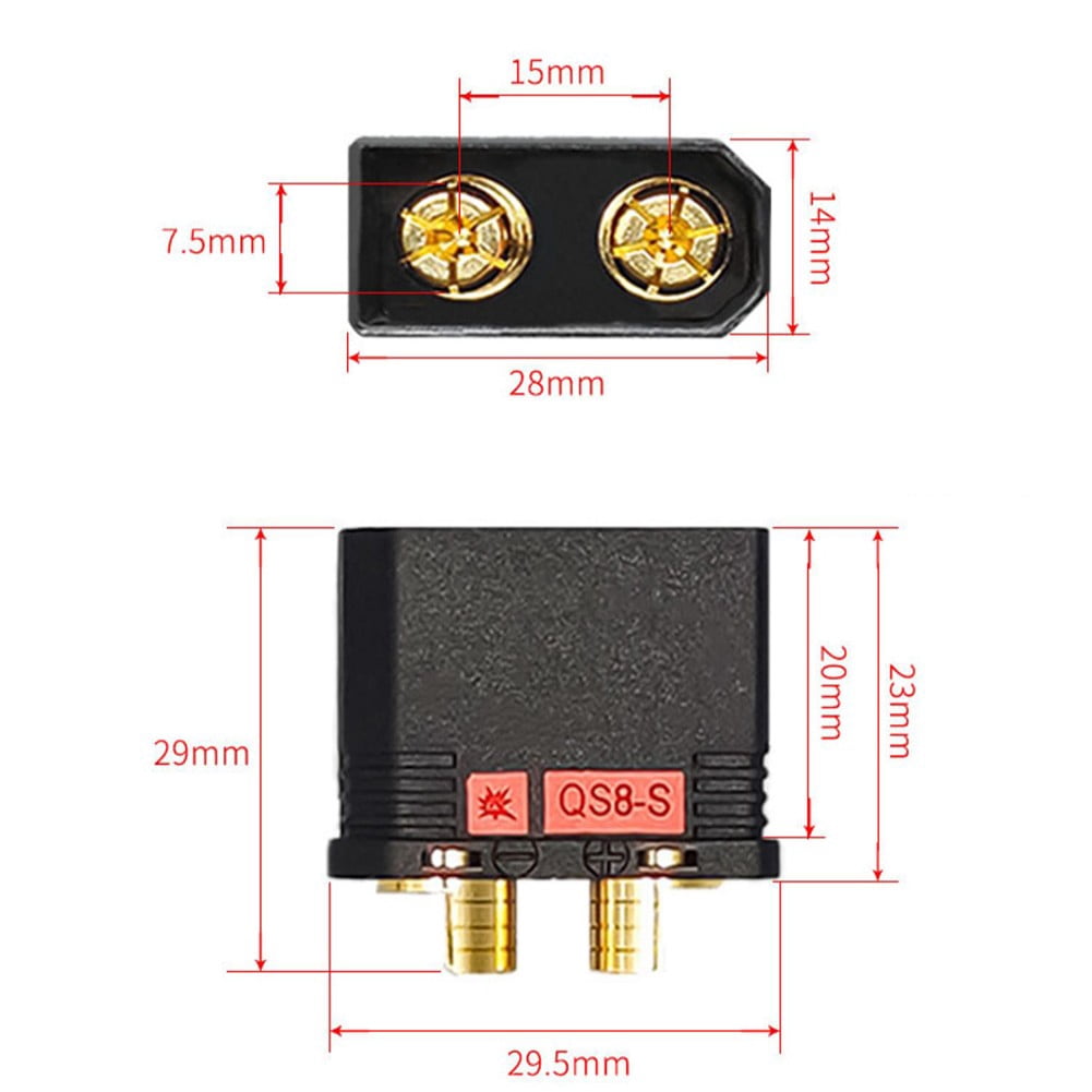 Qs8-S Battery Resistant Connector Anti-Static Connector Large Energy ...