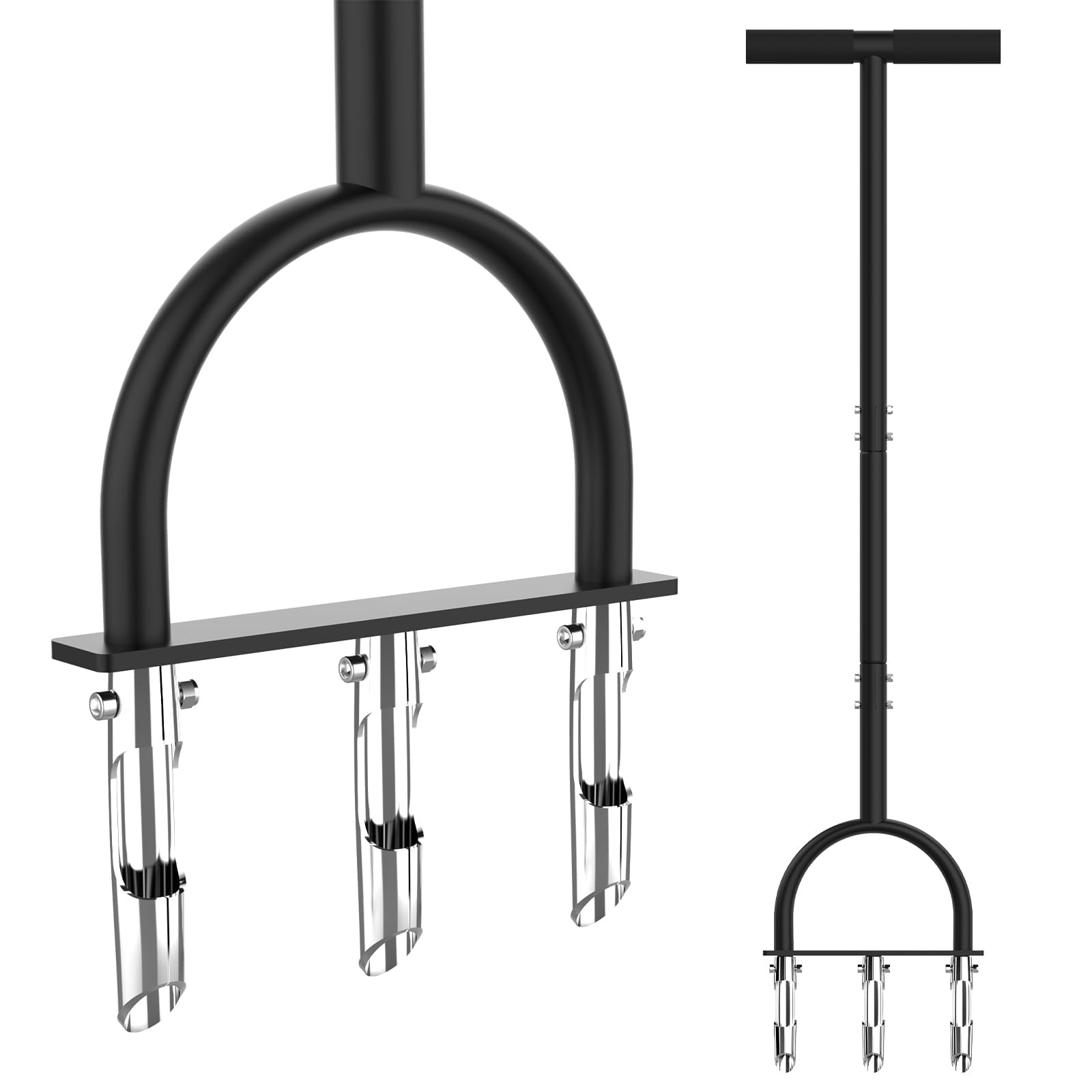 Qsxou Lawn Aerator Coring DHF10 Tool, Aerator Lawn Tool with 3 Hollow ...