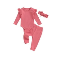 Infant Baby Girls Mermaid Romper Bodysuit Headband Clothes 2Pcs Outfit Set - Walmart.com