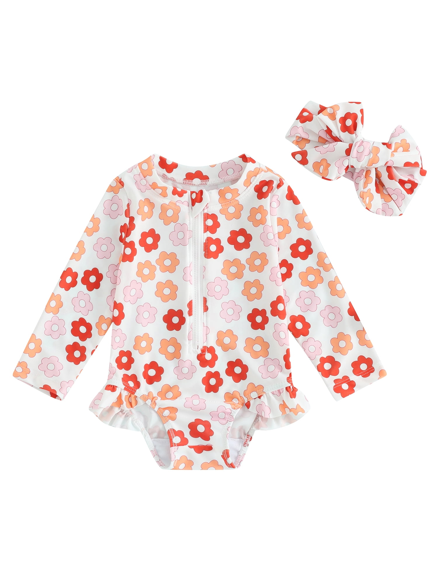 Qtinghua Infant Toddler Baby Girls Rash Guard Bathing Suit Watermelon ...