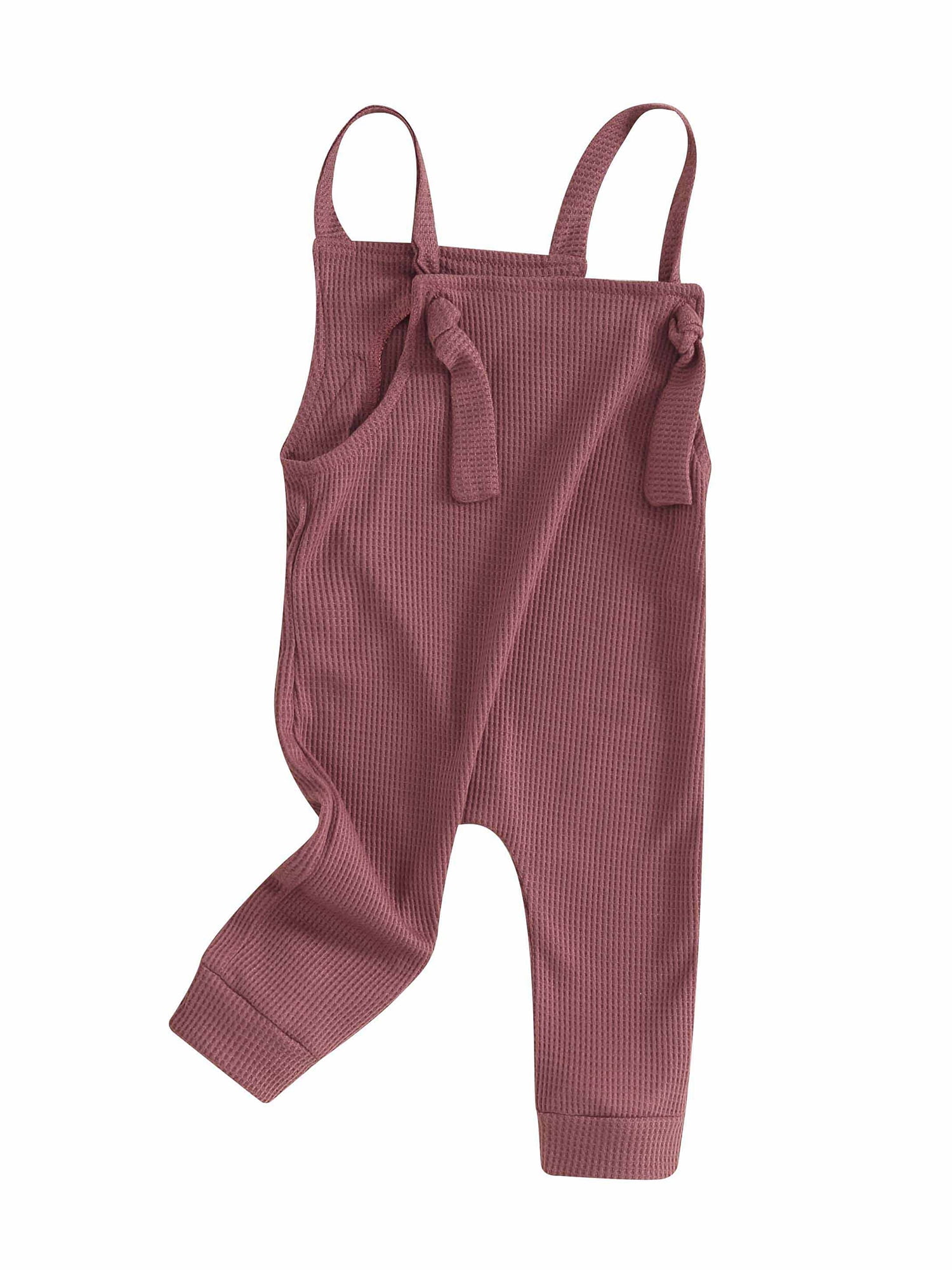 Qtinghua Newborn Baby Boy Girl Rompers Jumpsuit Sleeveless Halter Solid ...