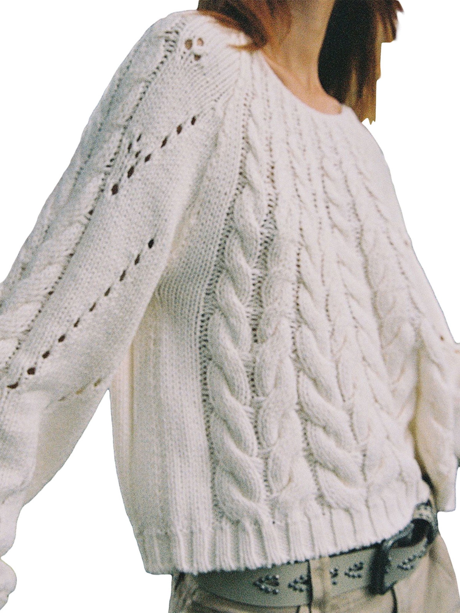 Qtinghua Womens Sexy Crew Neck Cropped Sweaters Ribbed Knit Long Sleeve ...