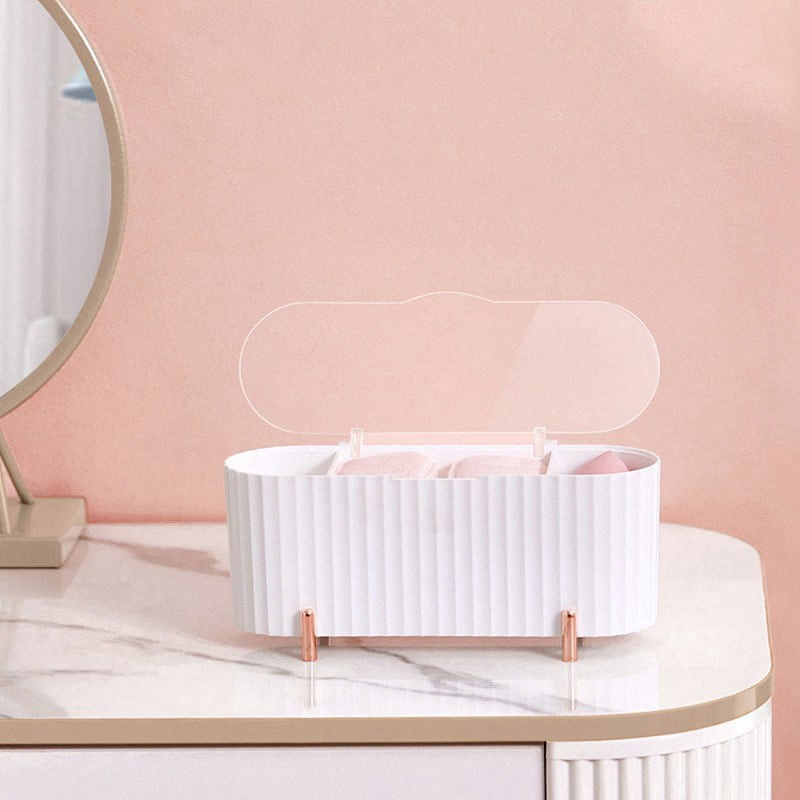 Qtip Cotton Pad Holder Dispenser Cotton Ball and Swab Storage with Lid ...