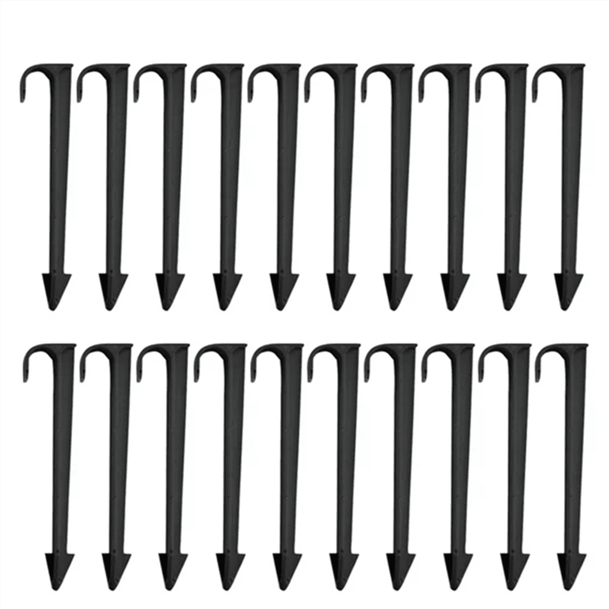 Qtmnekly 100PCS Ground Rod Fixed Rods, Garden Irrigation Hose Anchors ...