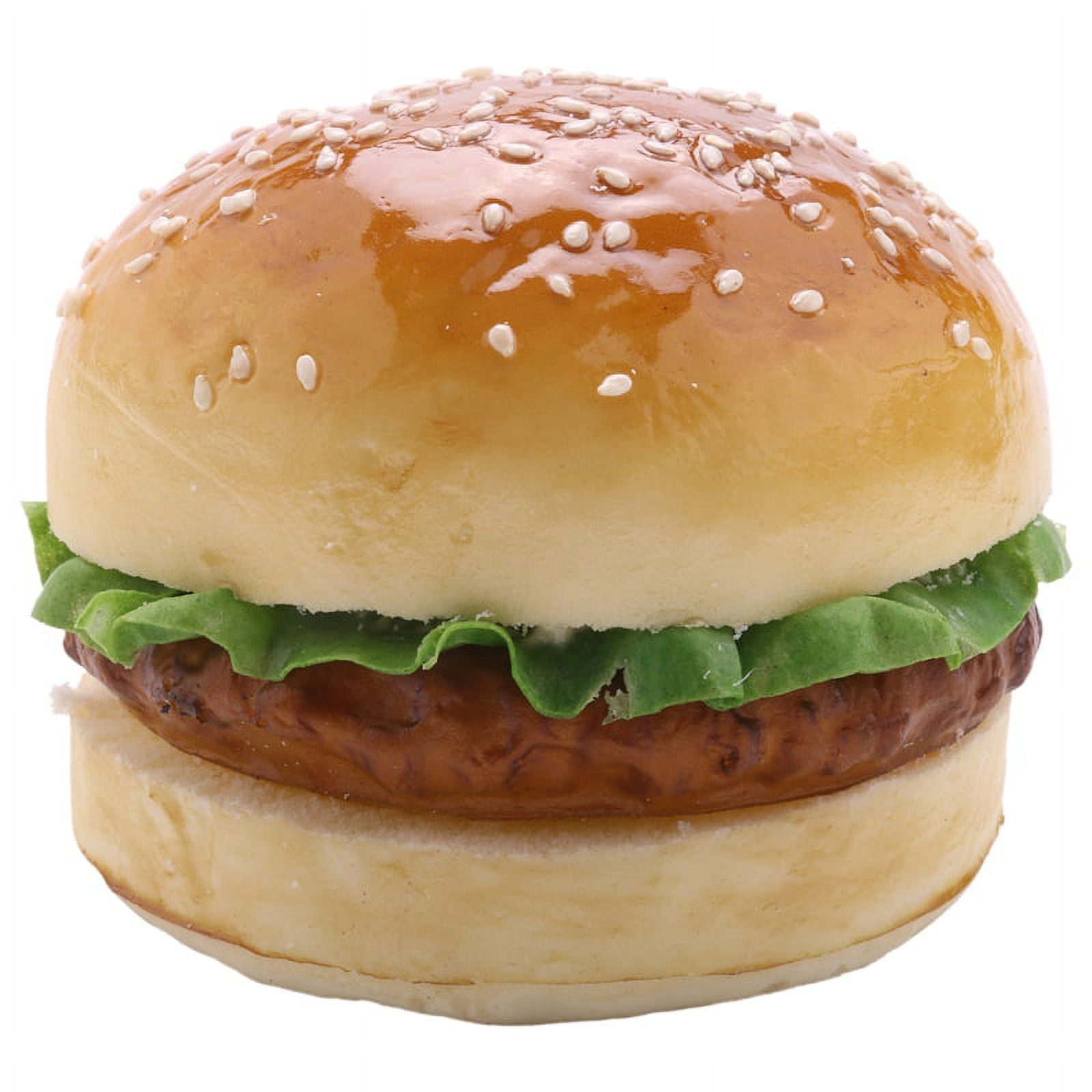 Qtmnekly 1pc Realistic Hamburger Lifelike Simulation Fake hamburger ...