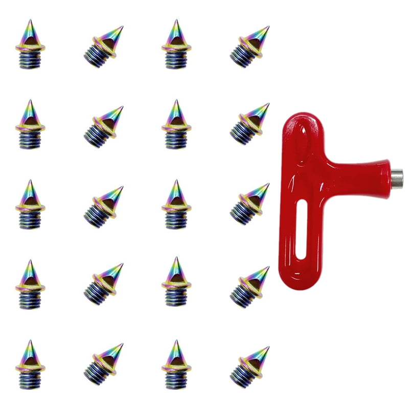 Qtmnekly 20PCS 1/4 Inch Track Country Spikes with Track Spike Wrench ...