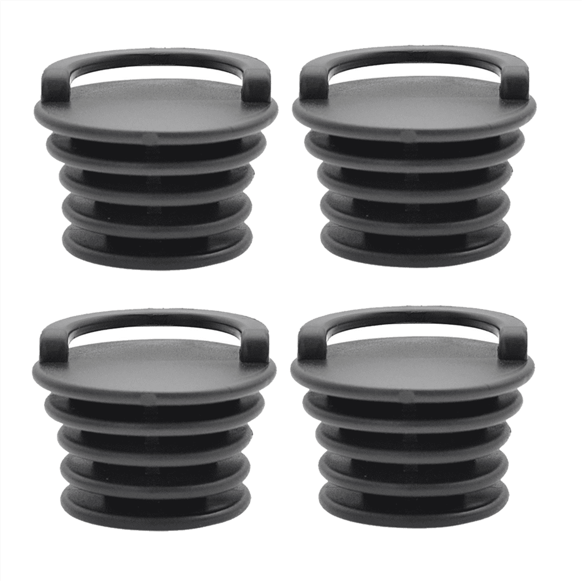 Qtmnekly 4 Pcs Scupper Plugs,Push-in Boat Drain Plugs with Ring Pull ...