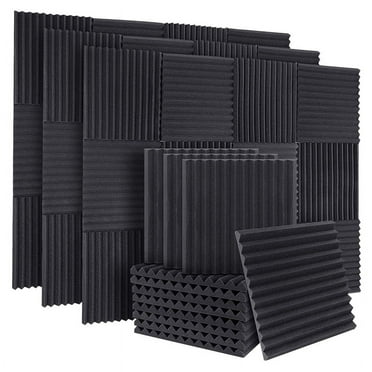PylePro Sound Absorbing Acoustic Insulation Studio Foam Wall Panel w ...