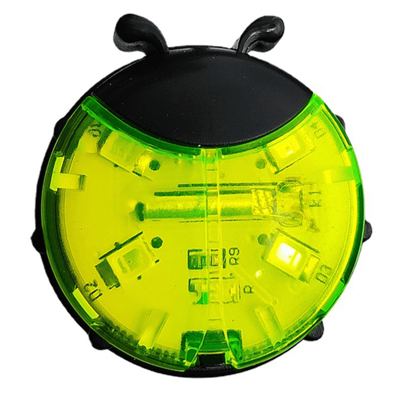 Qtmnekly Abs Bike Hub Light Ladybug Shape Bicycle Wheel Light Scooter Tail Light Fire Wheel ...