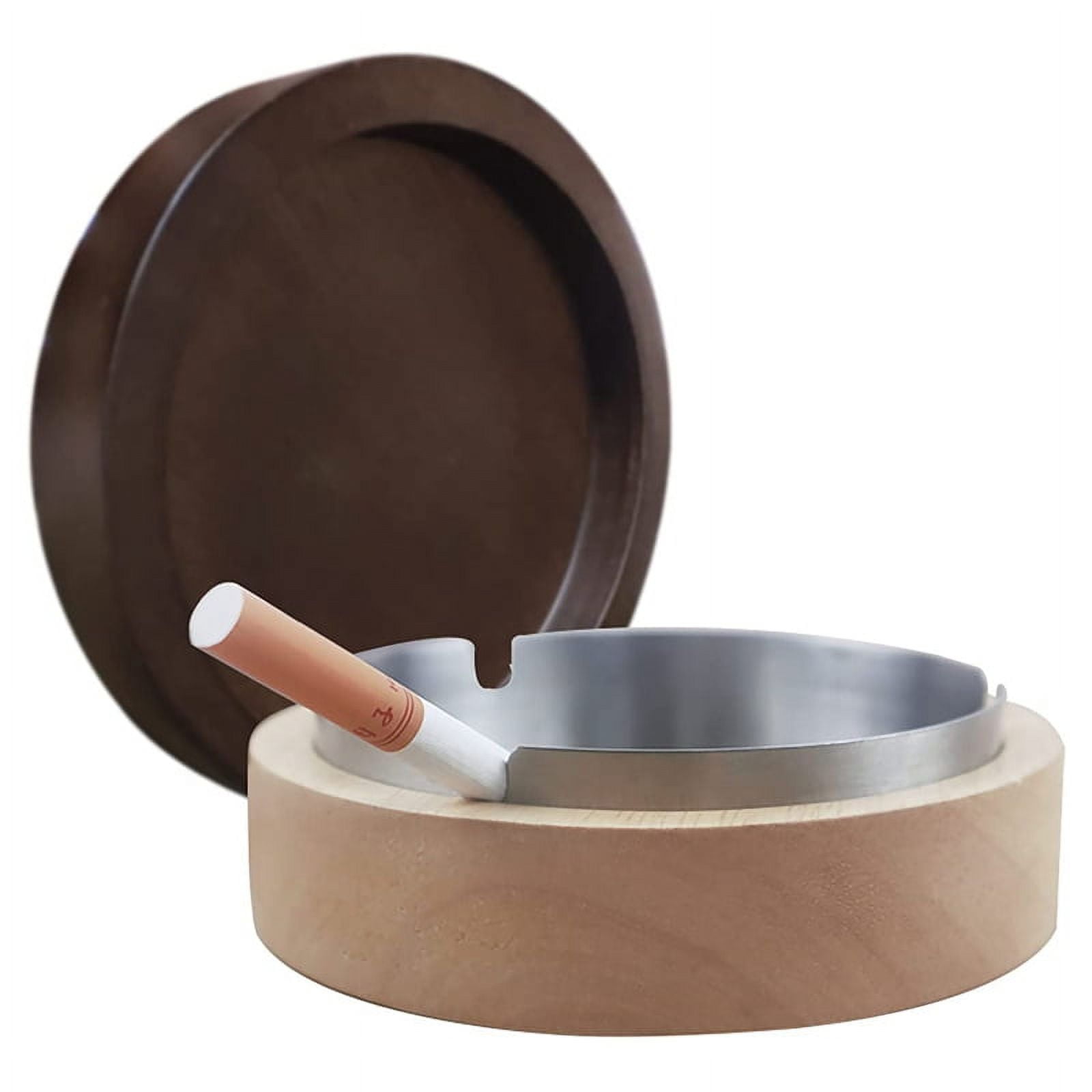 Qtmnekly Ashtray for Outside with Lid, Wind Ashtray for Outside Balcony ...