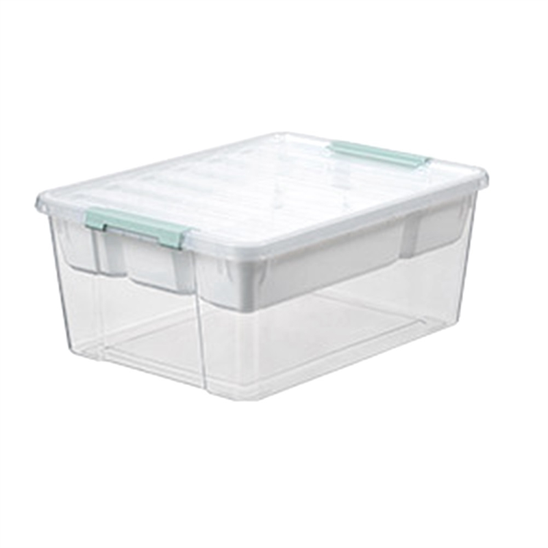 Qtmnekly Deep Clear Plastic Stackable Storage Container Bin Box Tote ...