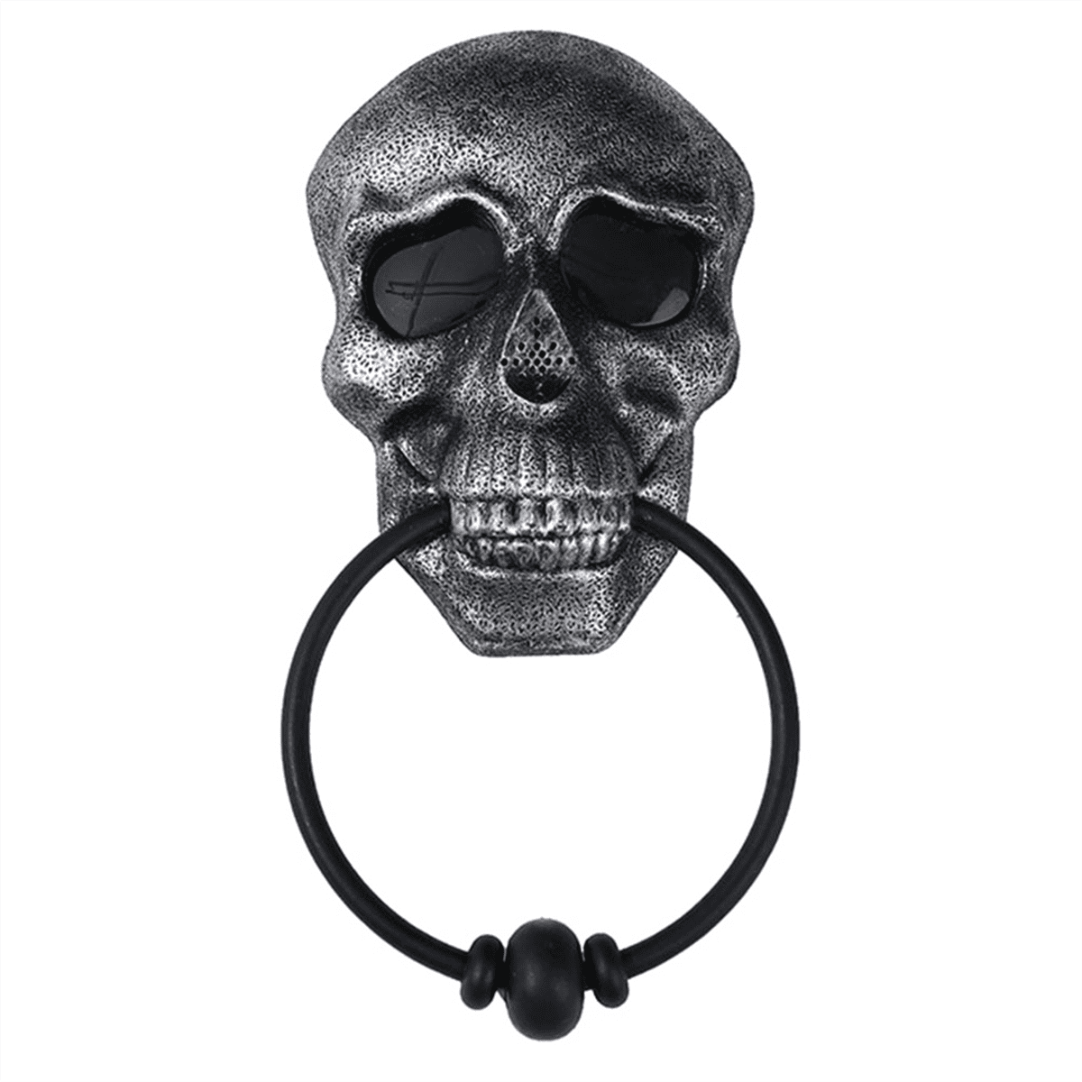 Qtmnekly Halloween Door Bell Skull Haunted Doorbell with Sound Light-Up ...