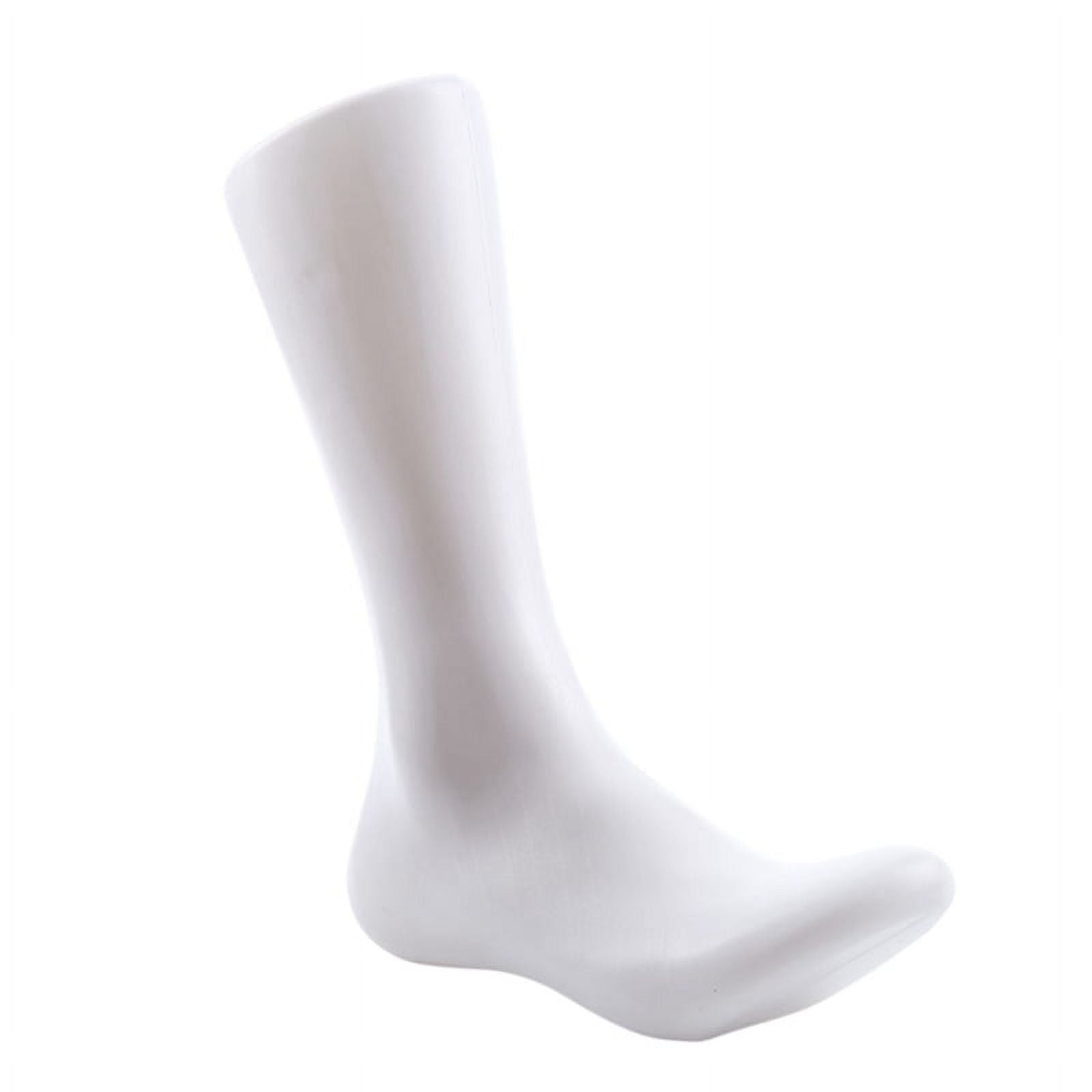 Qtmnekly Male Legs Feet Foot Mannequin Sock Display Mold Short Stocking ...