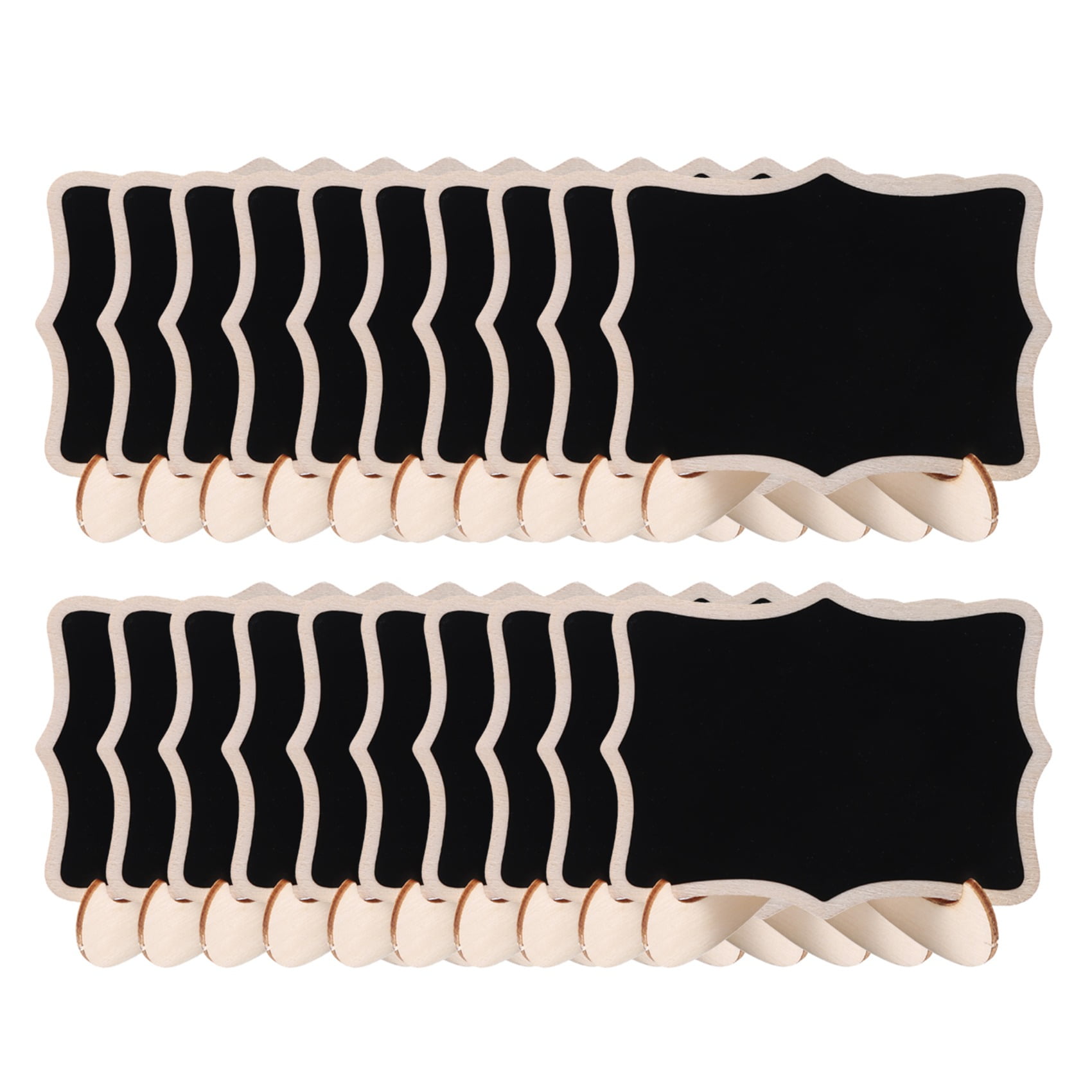 Qtmnekly Mini Chalkboard Sign,20 Pack Small Blackboard for Weddings ...