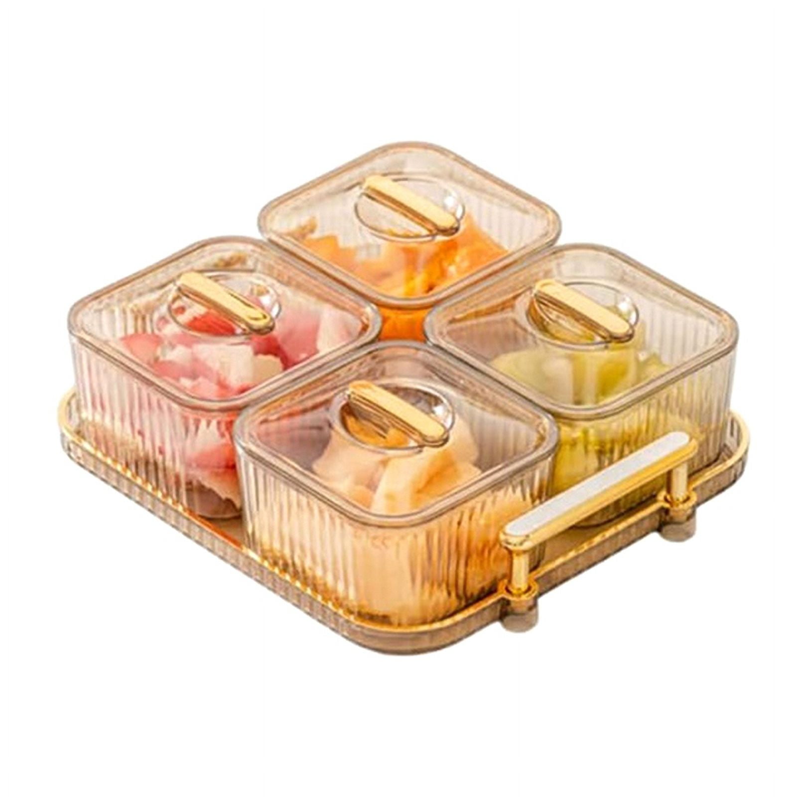 Multifunctional Snack Tray for Fruits,Nuts,Compartment Platter,Divided ...