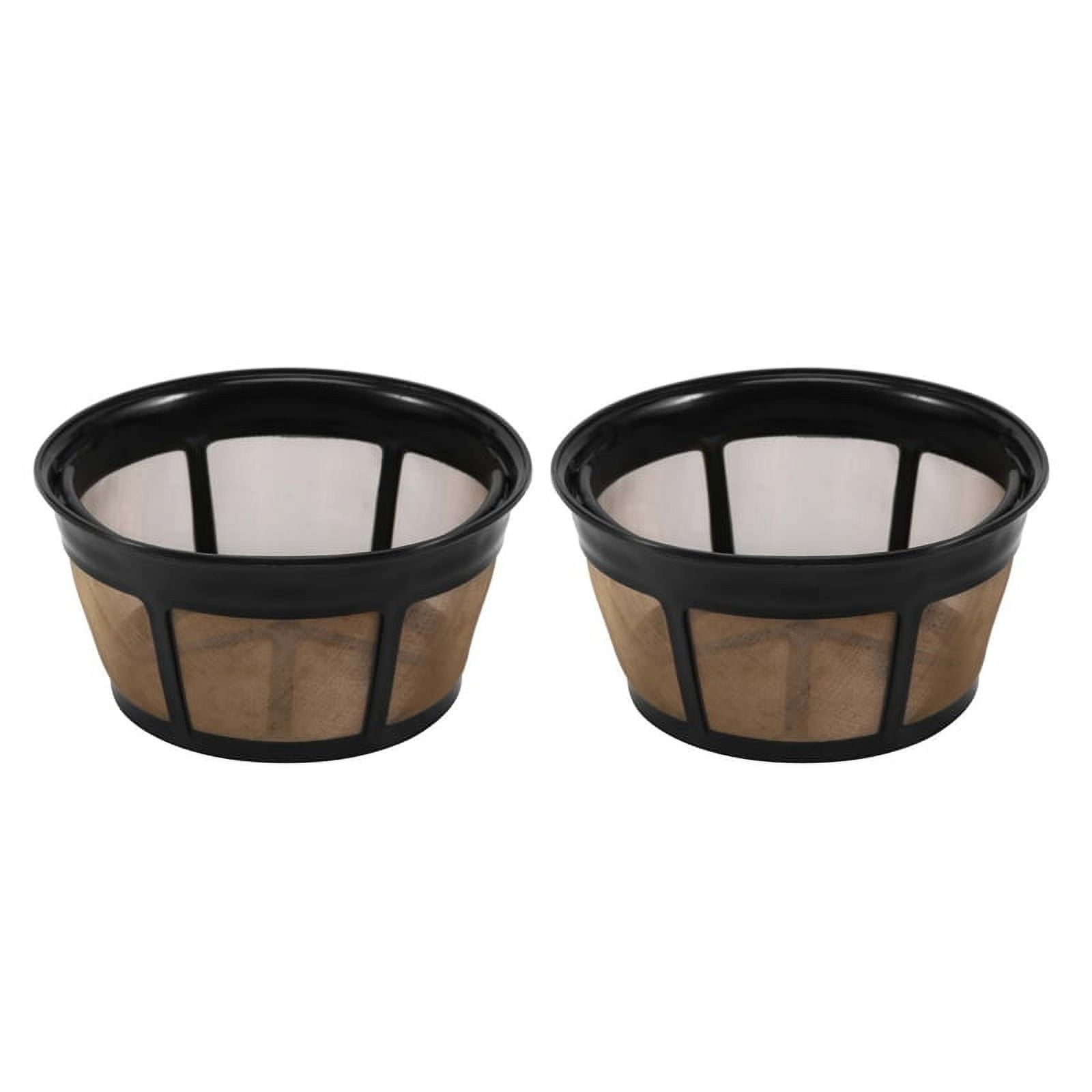 Qtmnekly Reusable Coffee Filter, Basket Coffee Filters 8-12 Cup ...