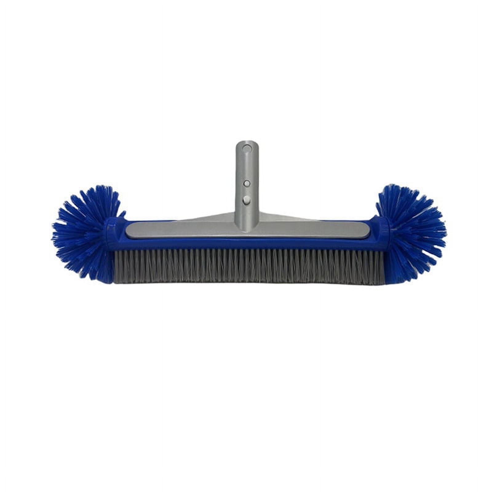 Qtmnekly Swimming Pool Brush Aluminum Handle Pool Brush with Half ...