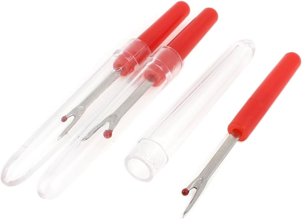 Plastic Handle Sewing Stitch Thread Seam Ripper 3pcs Red - Walmart.com