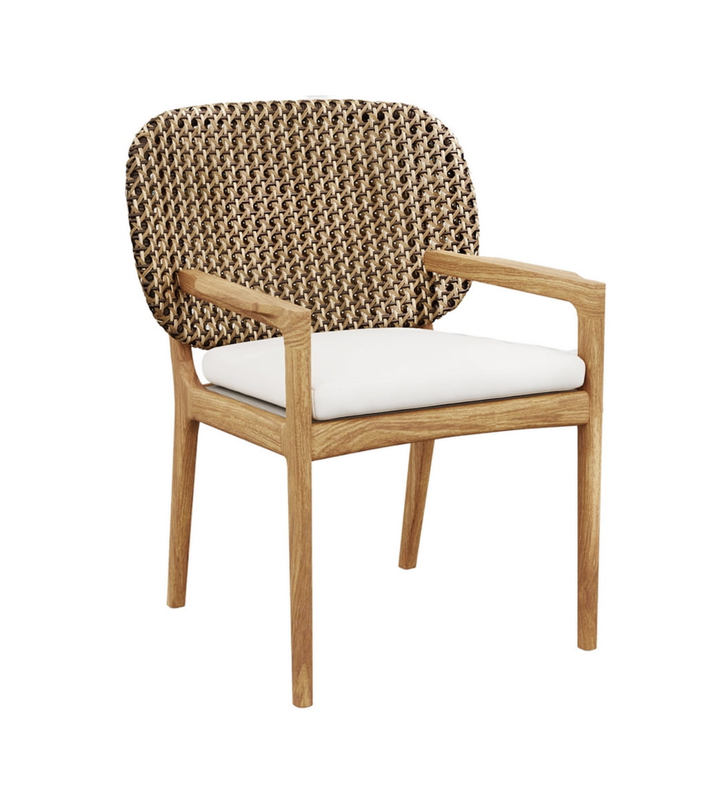 Qty 1 - Grade-A Teak Wood Luxurious Solo / Single Akyee Arm Chairs ...