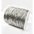Qty 1 roll Silver - 300ft x 2mm Round Metallic Stretch Cord Elastic ...