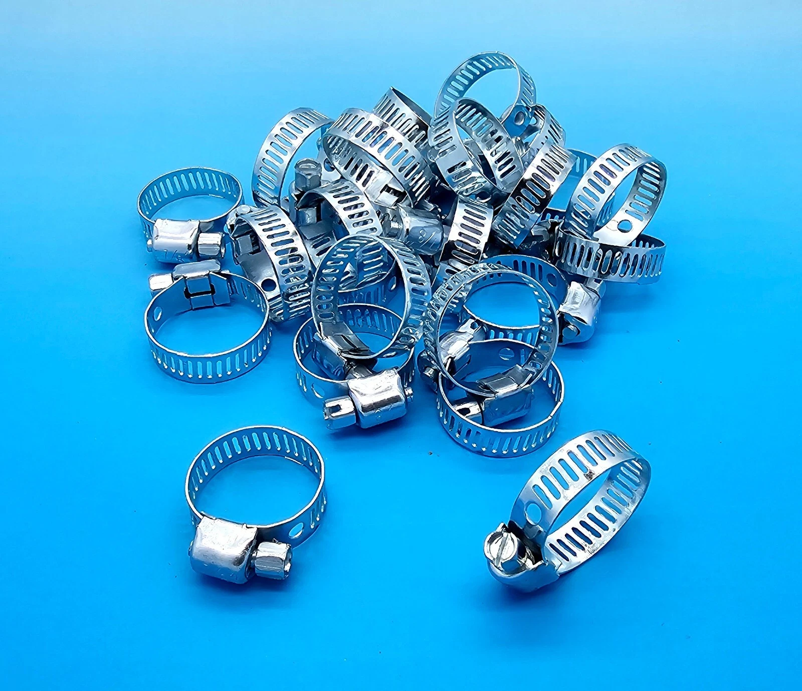 (Qty-100) 5/16" - 7/8" Hose Pipe Clamp Silicone/Radiator/Coolant Hose ...