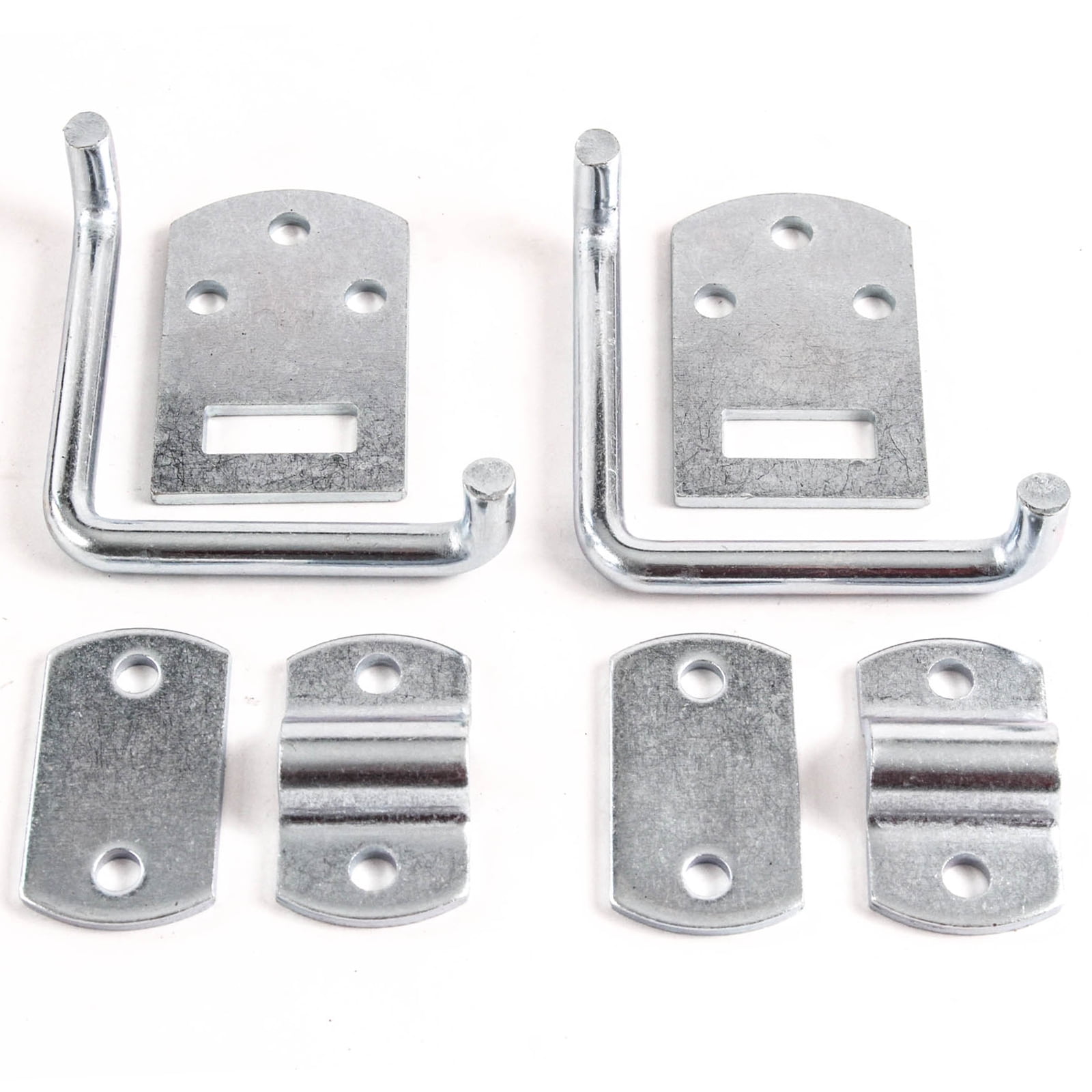 Qty 2 Stake Body Rack Corner Mount Straight Bracket Gate Latch Set ...