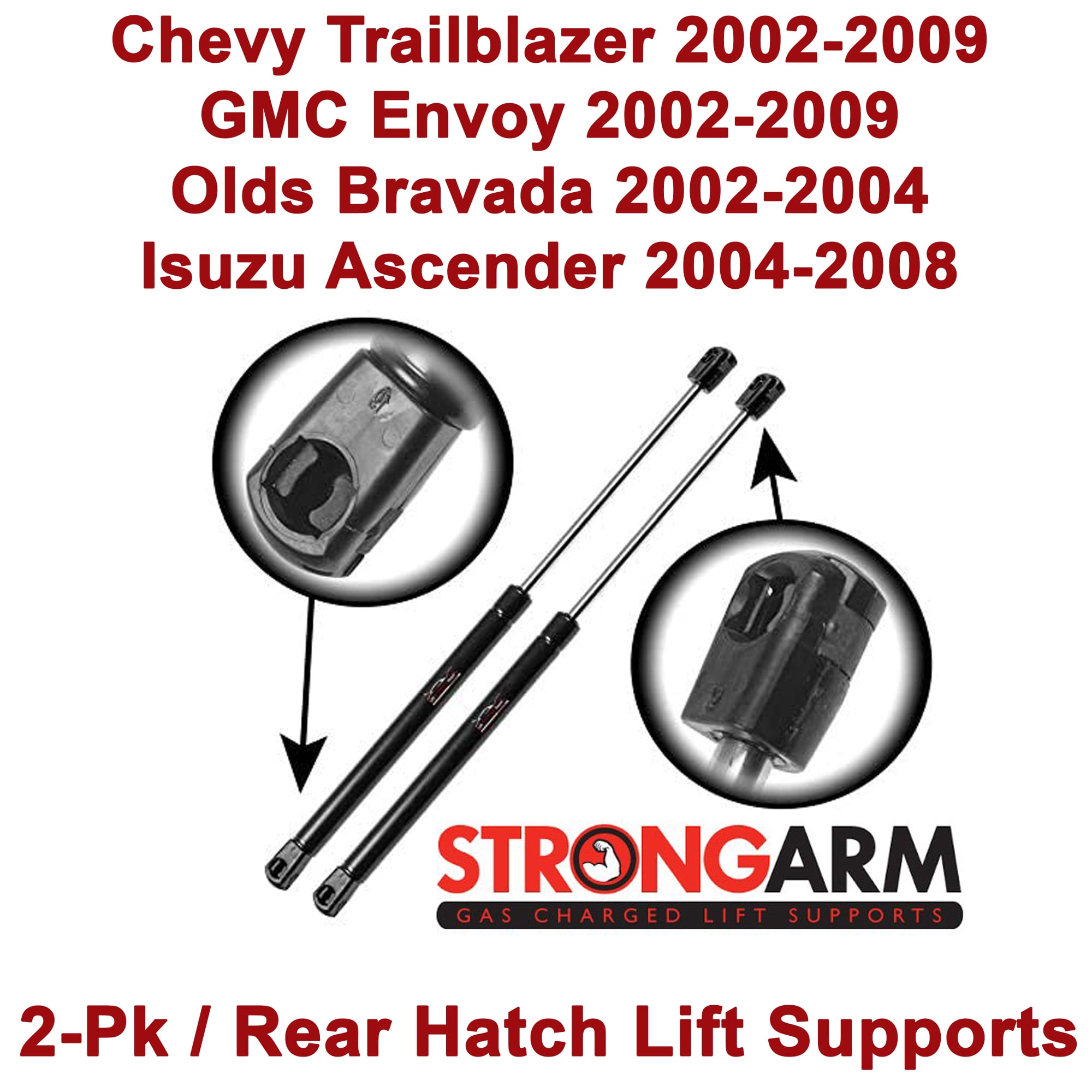 Qty (2) StrongArm 4573 Rear Hatch Lift Supports 02-04 Bravada, 02-09 ...