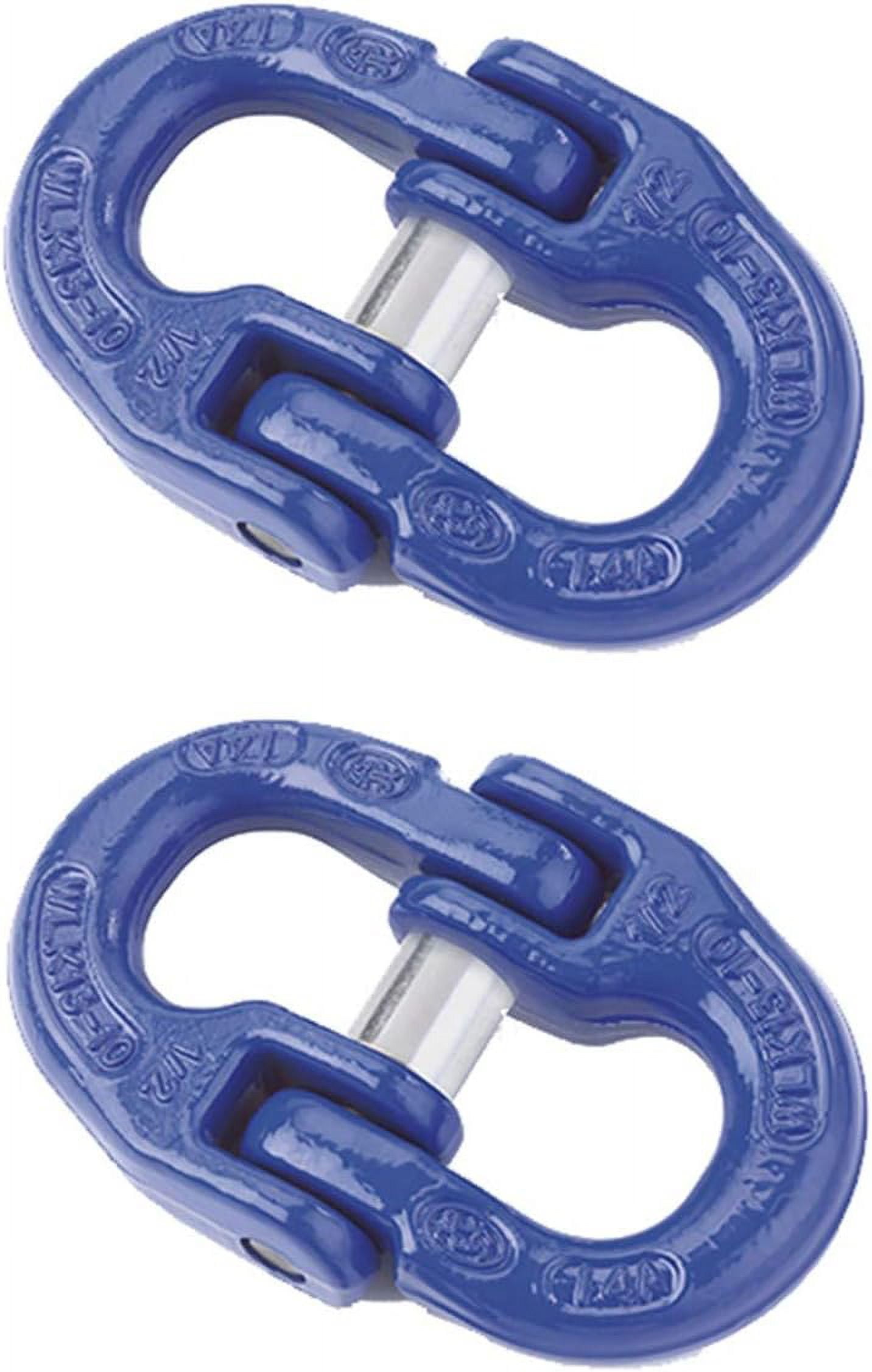 Qty. 2, X-015-13 (x2), 1/2" Grade 100 Coupling Link, Hammer Lock Chain ...