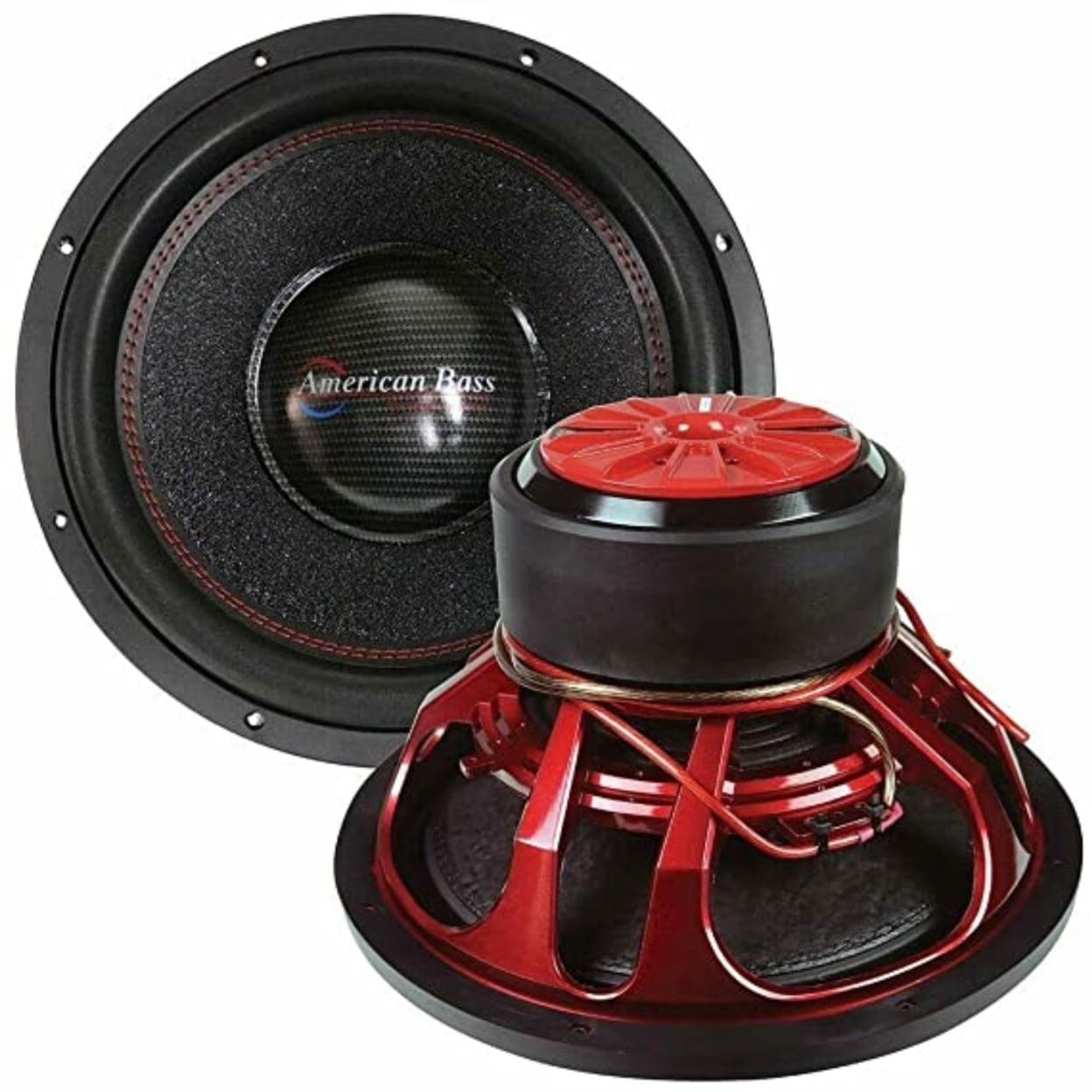 (Qty 3) American Bass HAWK 15" Dual 4 Ohm Voice Coil 3000 Watt ...