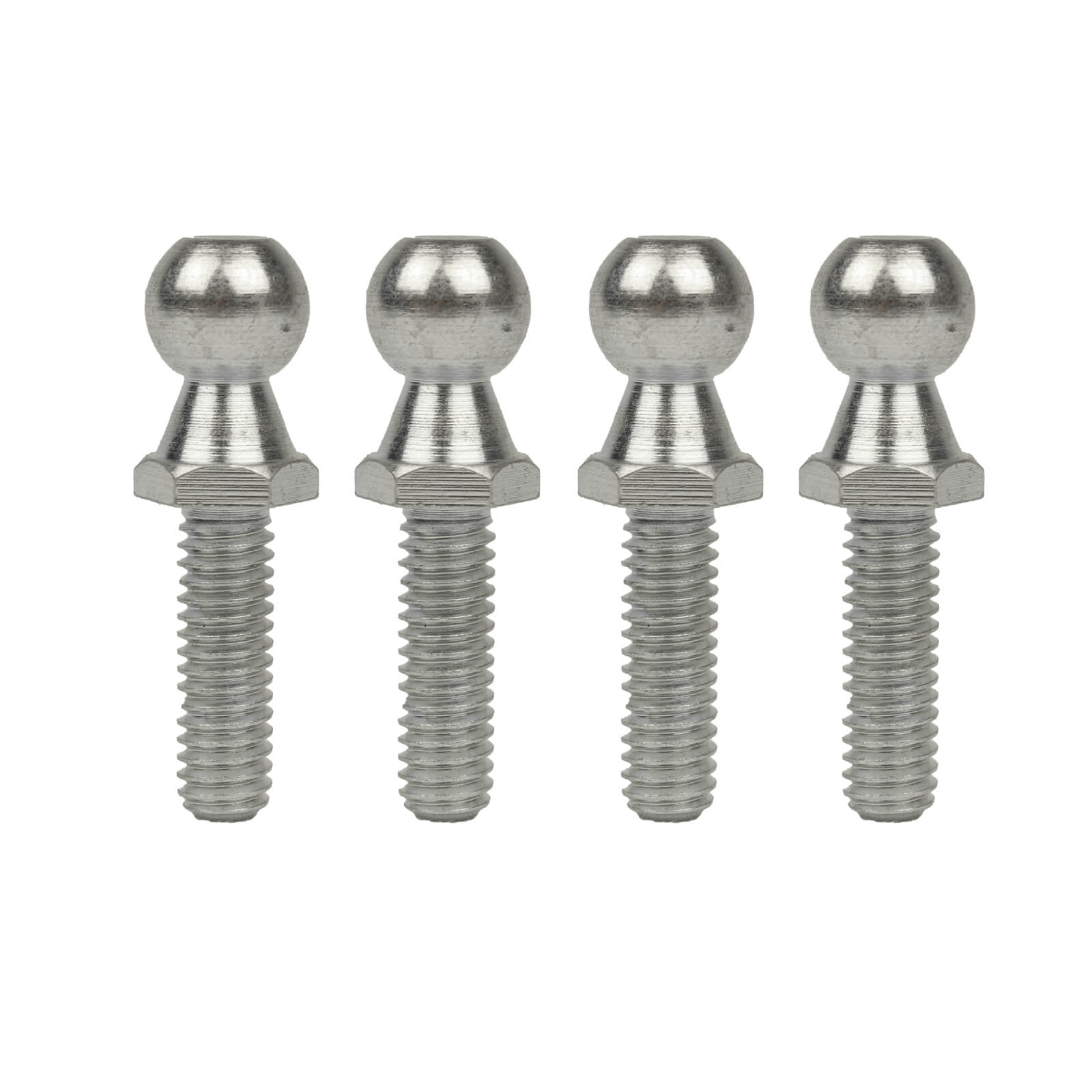 Qty 4 Ball Studs 13mm, 5/16 X 18 Thread Zinc Color Inch Long Shaft Lift ...