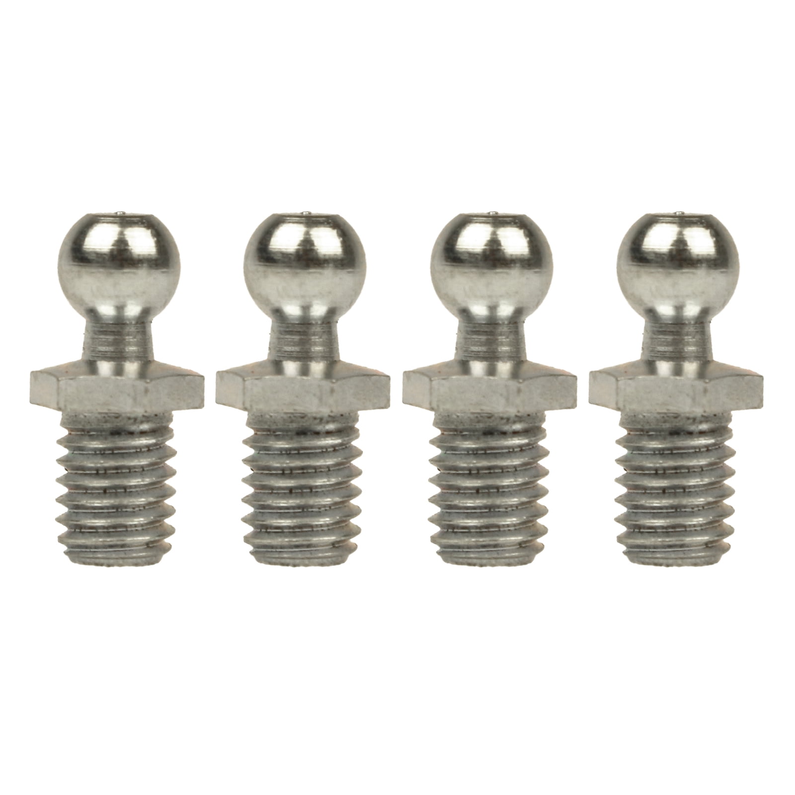 Qty 4 Ball Studs 8mm M8 X 1.25 Zinc Thread Automotive Marine Industrial ...