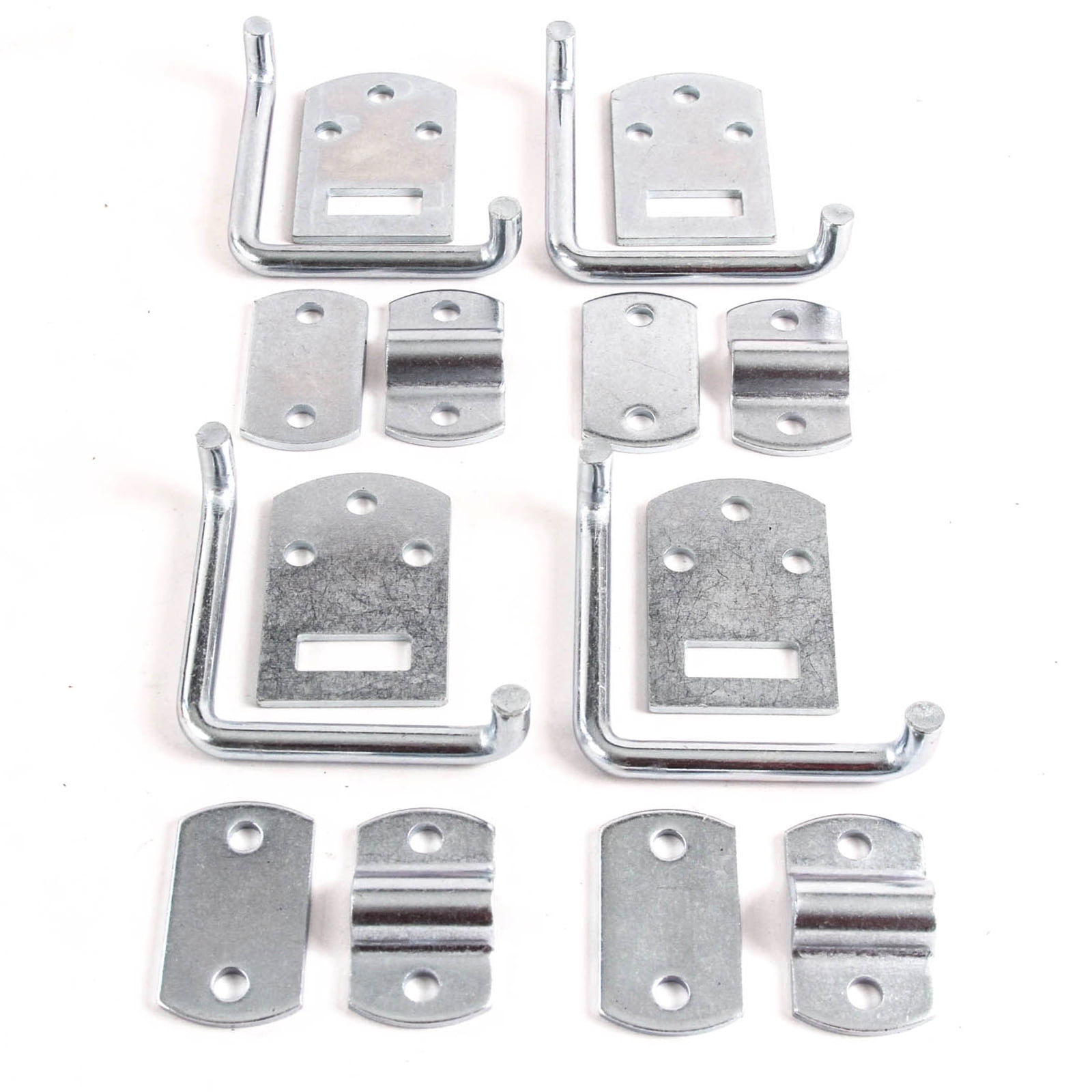 Qty 4 Stake Body Rack Corner Mount Straight Bracket Gate Latch Set ...