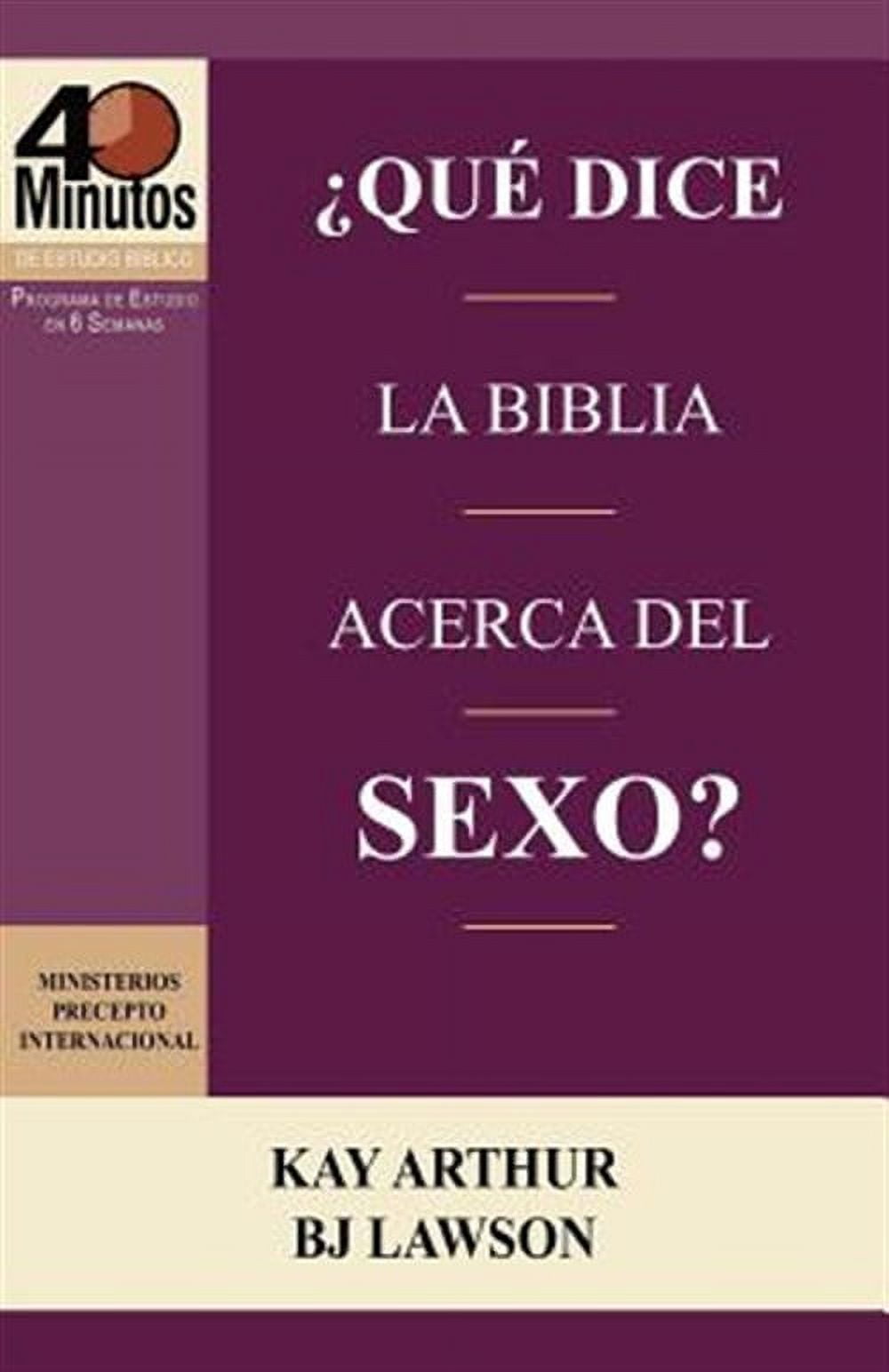Qu Dice La Biblia Acerca del Sexo? / What Does the Bible Say about Sex ...