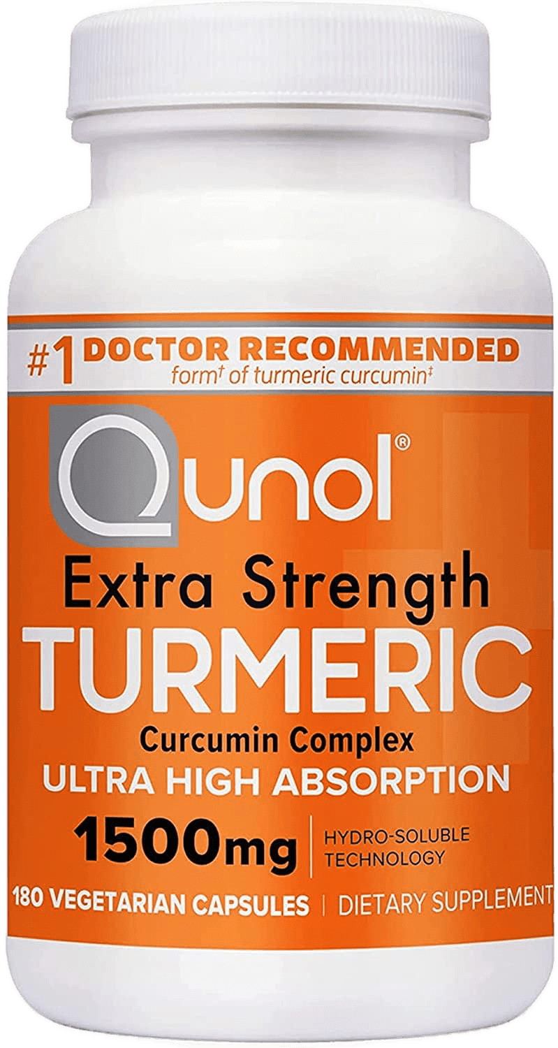 Qu'no/l Turmeric Curcumin Supplement, Turmeric 1500mg With Ultra High ...
