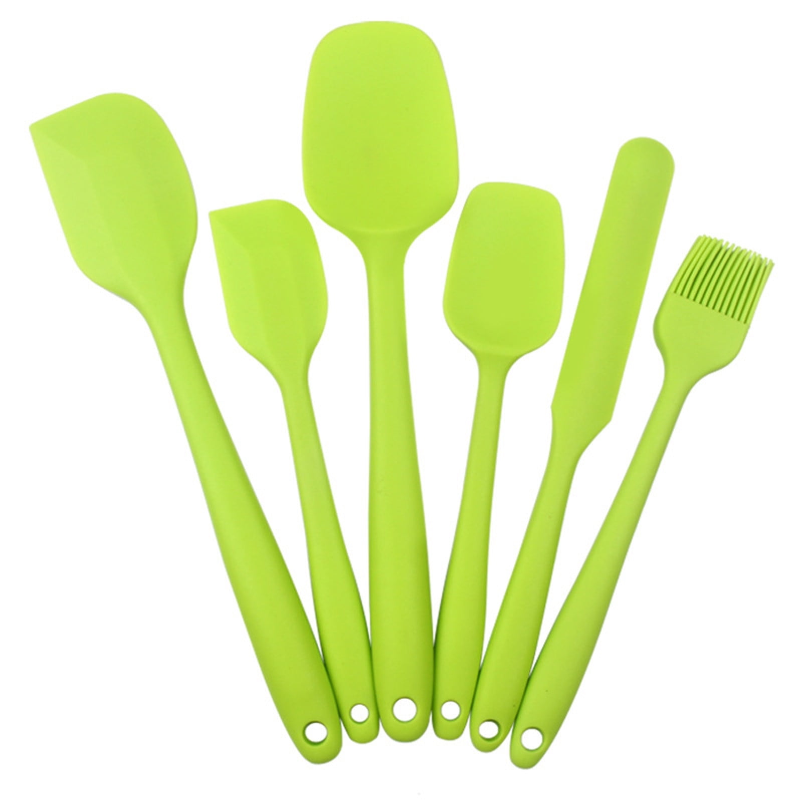 QuLuJing 6 Piece Spatula Set Kitchen Spatula Utensil Set, Kitchen Tools ...
