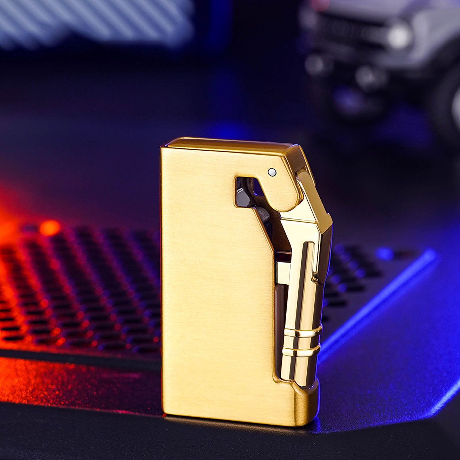 QuLuJing Cigarette Lighter, Butt torch Lighter Bulldoff Flame ...